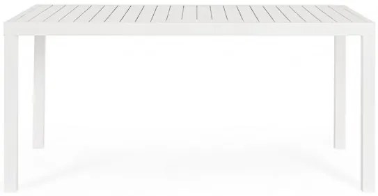 BIZZOTTO zahradní stůl HILDE 150x80 cm bílý 0663444