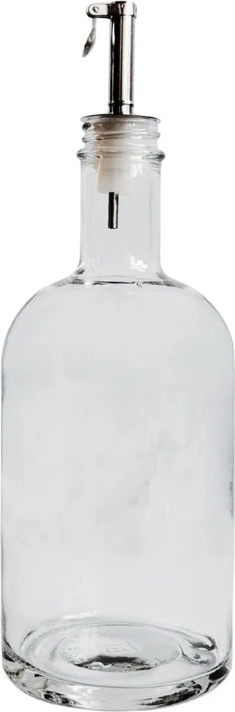 Skleněná láhev na olej 500 ml s nerezovou nálevkou APOLO