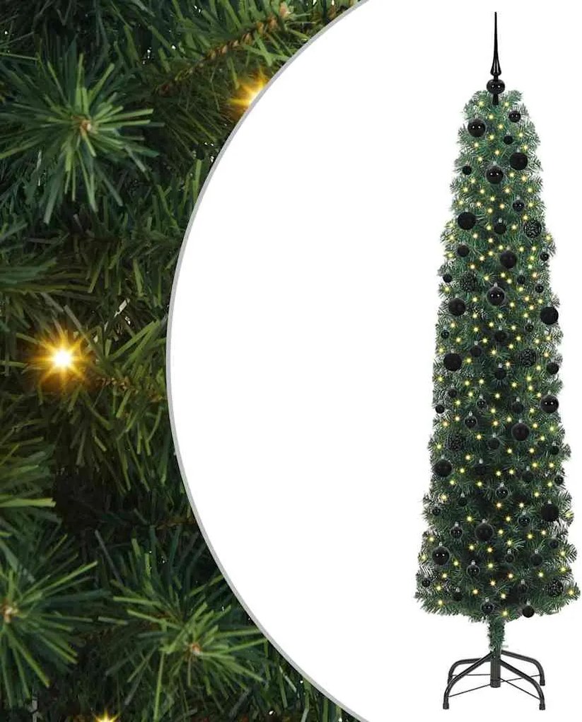 Umělý vánoční stromeček Zelená 240 cm PVC, ocel a plast 3394970