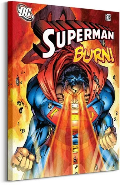 Obraz na plátně DC Comics Superman (Burn) 60x80cm WDC99446