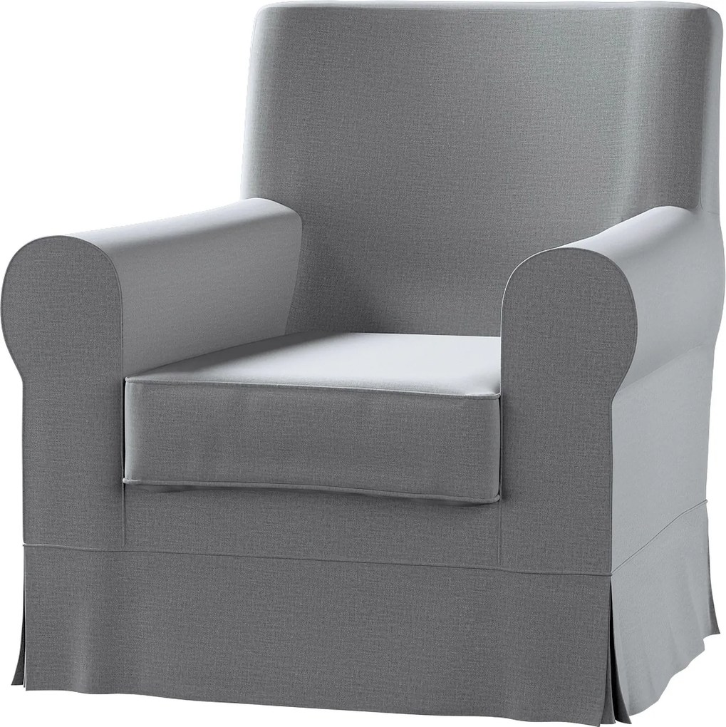 Potah na křeslo IKEA Ektorp Jennylund barva šedá látka sametová