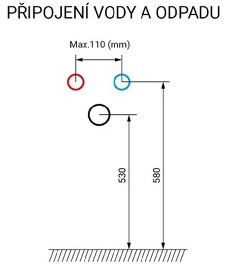 Koupelnová závěsná skříňka BINO s umyvadlem z litého mramoru 121 cm