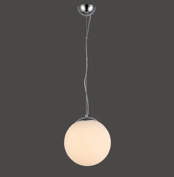 Kovový lustr bílé Ball 50