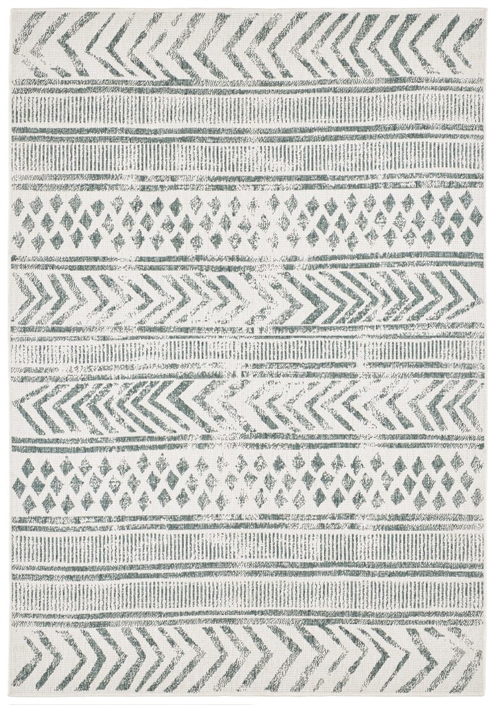 Hanse Home, Kusový koberec Twin Supreme 103861 Biri Green/Cream – na ven i na doma, 80x250, zelená, chodba / předsíň