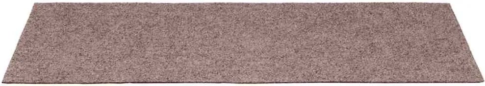 Schodové rohože samolepicí 20 ks 65 x 21 x 4 cm světle hnědé s obdélníkovým okrajem 3365715
