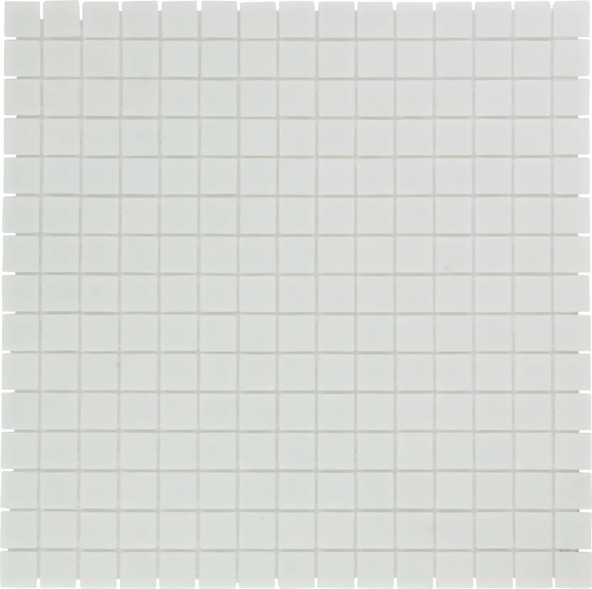 The Mosaic Factory Obklad mozaika skleněná bílá White 2x2 (32,3x32,3) cm - GM02