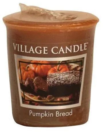 VILLAGE CANDLE Votivní svíčka Village Candle - Pumpkin Bread, hnědá barva, vosk