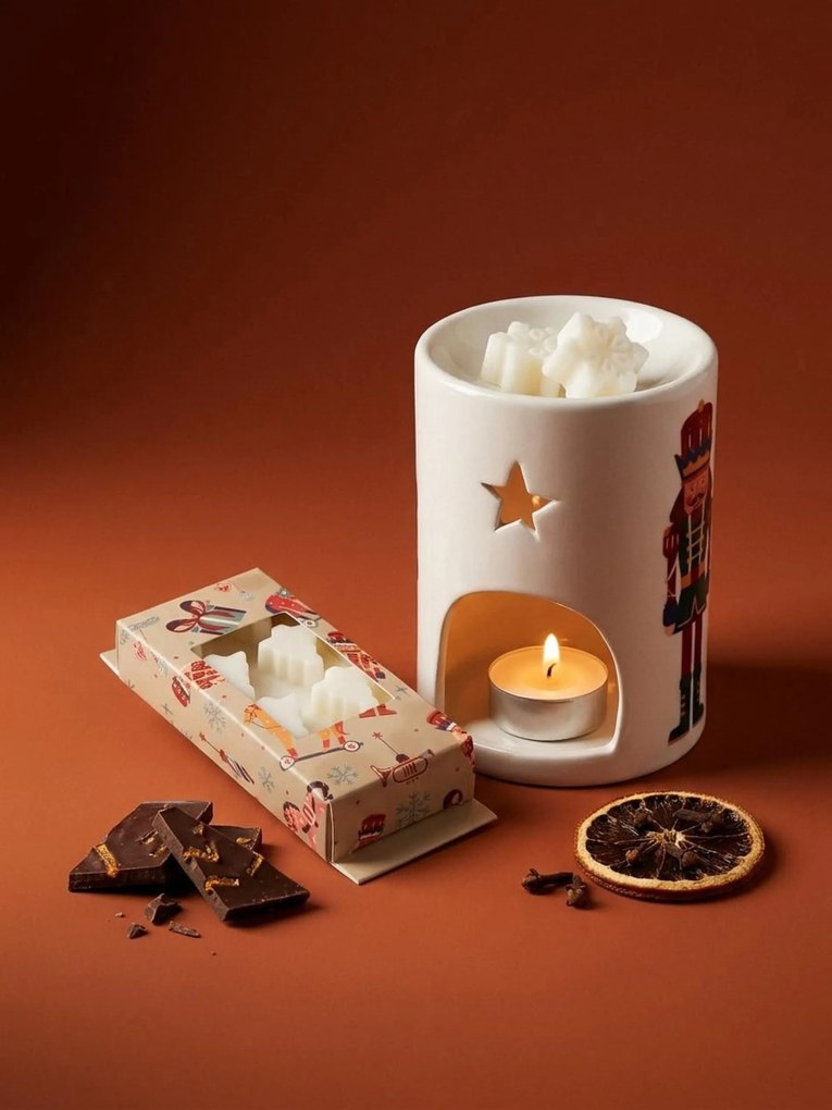 Sinsay - Aromalampa s vosky Chocolate Orange - béžová