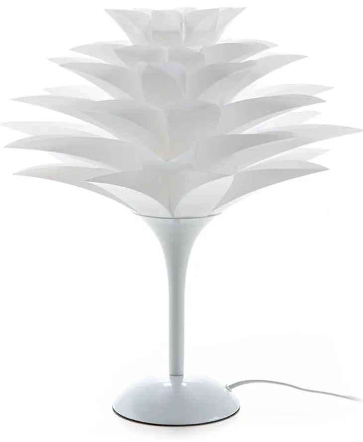 Bílá stolní lampa Tomasucci Petalo