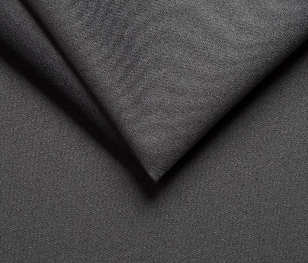 Eka Předsíňová stěna s čalouněnými panely Trinity 37 - Dub Artisan s černou / Tmavá šedá 2315