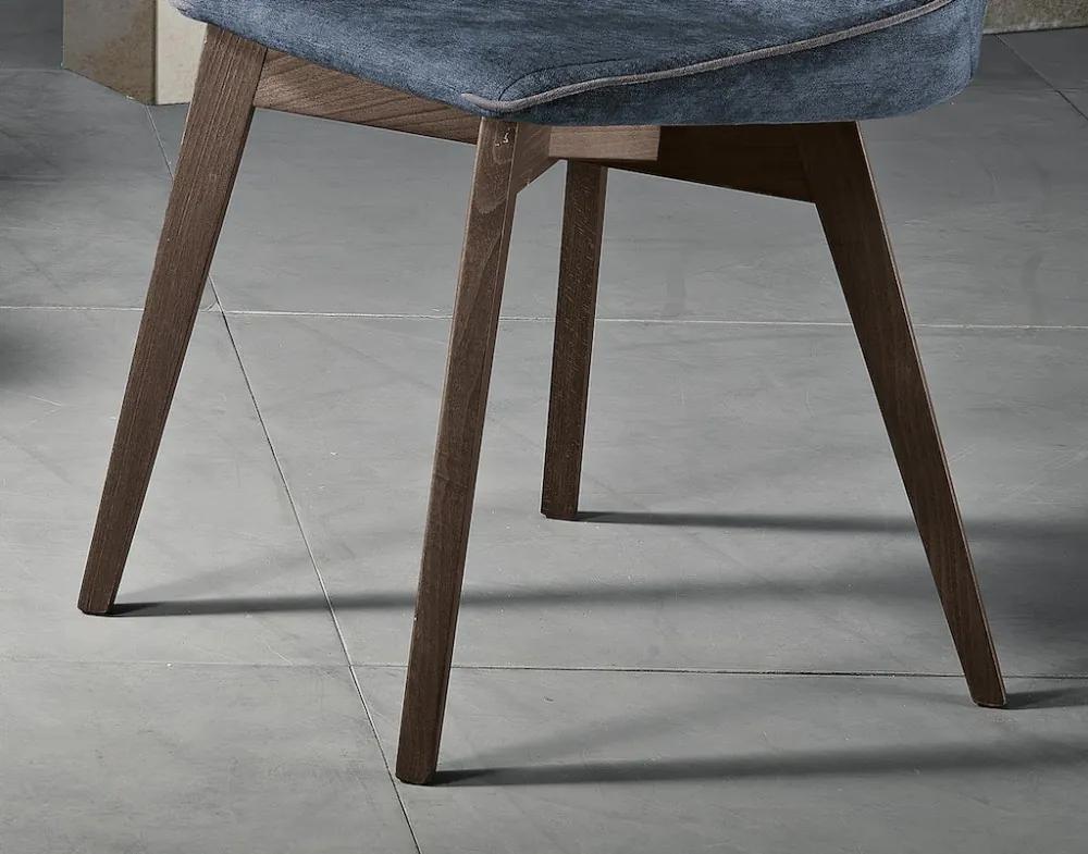 Max Home Jídelní židle Marlena vzorník tkaniny: crystal 19, nohy: kovové trubkovité Bianco RAL 9010