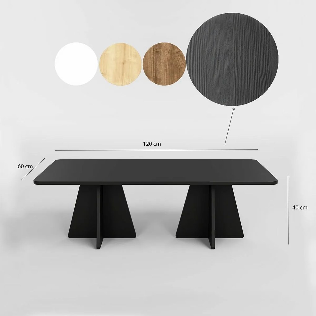 Konferenční stolek Double Mushroom Black