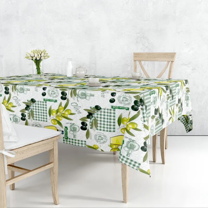 Ubrus PVC Mirabella DC-227B - Olivy 140cm x 20m