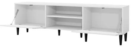 TV stolek/skříňka 180 Sorleto 2K1P, Barva dřeva: bílá