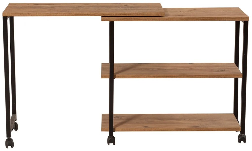 Designový odkládací stolek Edgardo 76-116 cm borovice