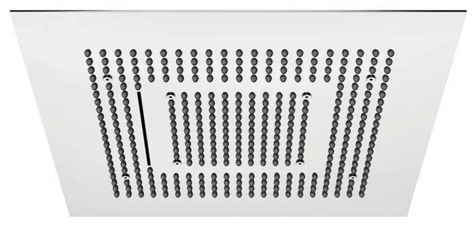Steinberg 390 - Hlavová sprcha, 60x60 cm, 3 proudy, nerez 390 6610