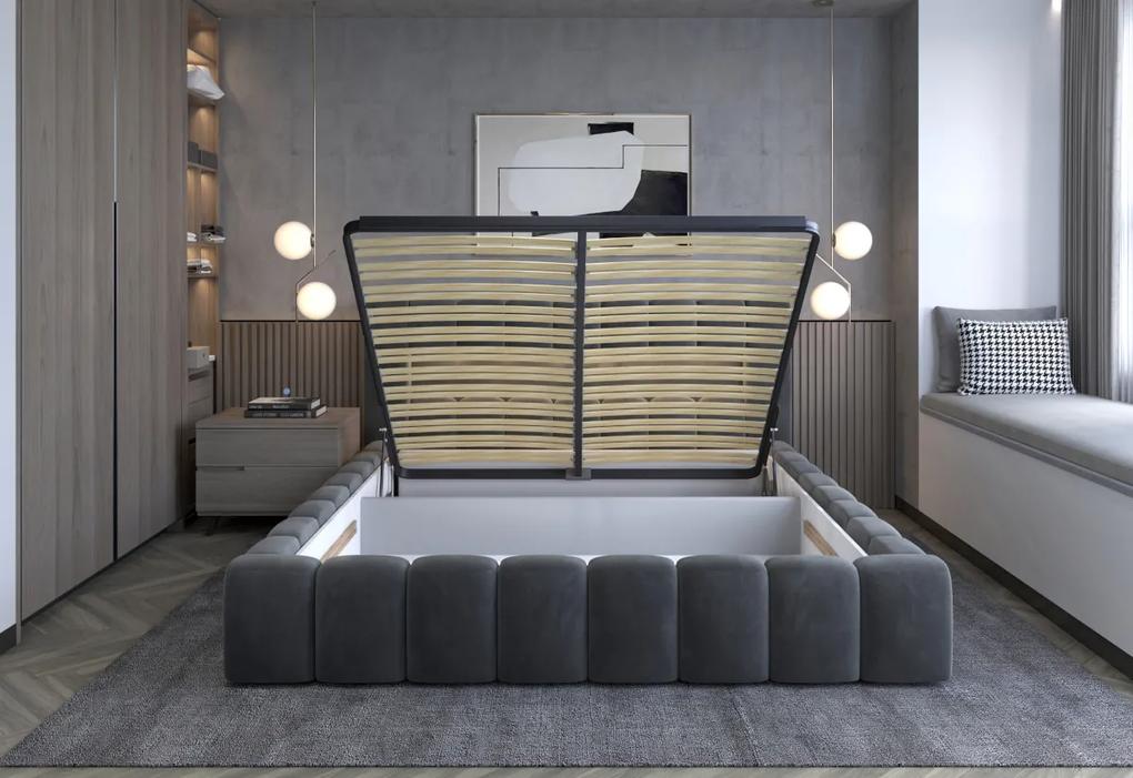 Čalouněná postel LAMICA, 160x200, monolith 48