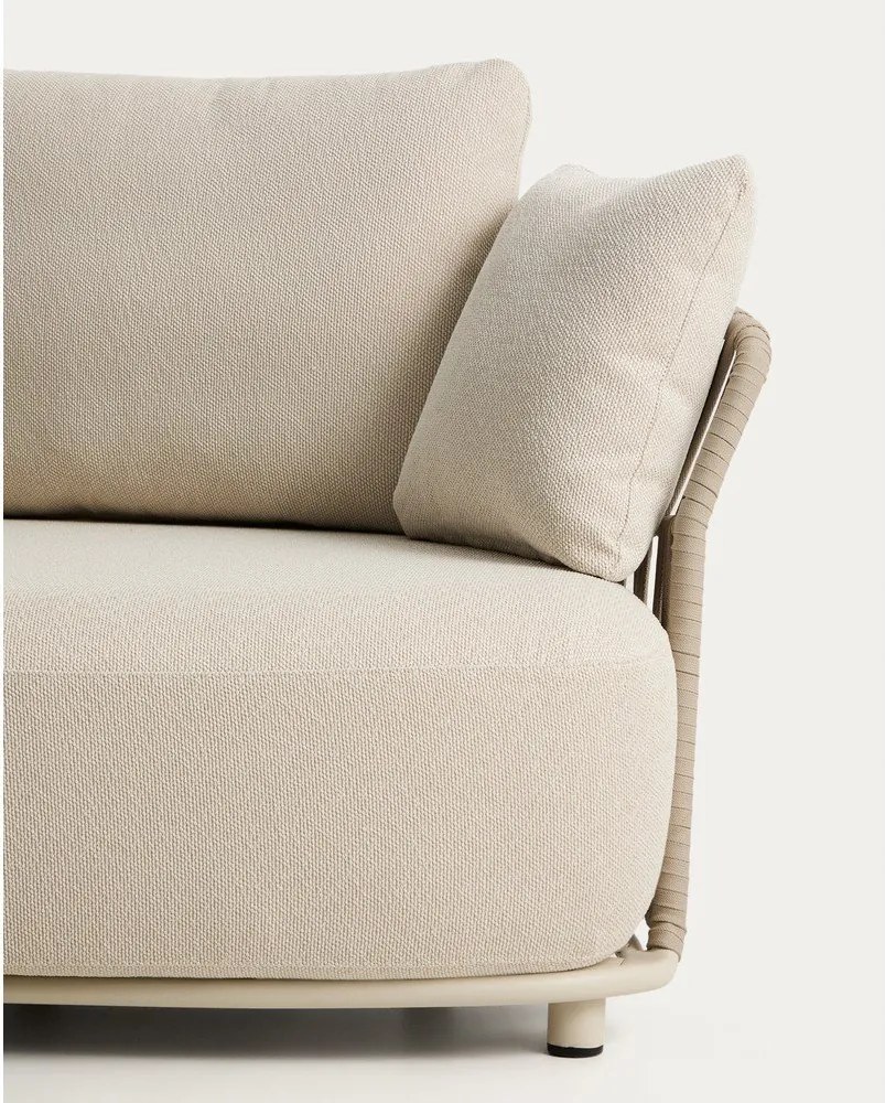 Béžová/taupe čalouněná zahradní pohovka Osani – Kave Home