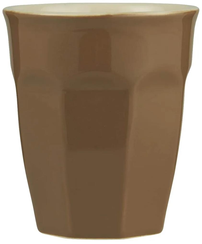 IB LAURSEN Latte hrneček Mynte Hazelnut 250 ml, hnědá barva, keramika