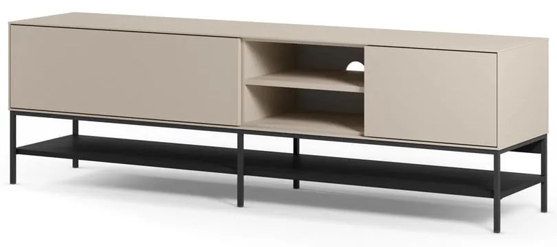 Krémový TV stolek 180x55x35 cm Amira – Marckeric