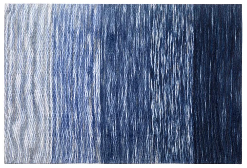 Modrý krátkovlasý koberec 160x230 cm KAPAKLI