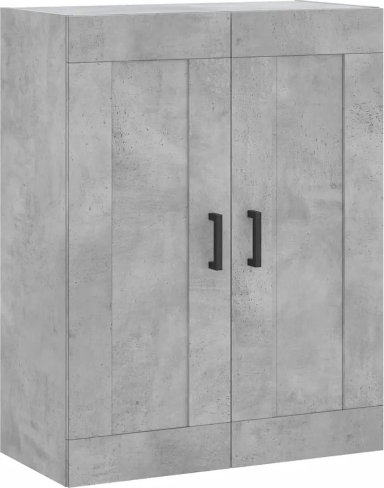 Skříň highboard betonově šedá 69,5x34x180 cm kompozitní dřevo 3199685