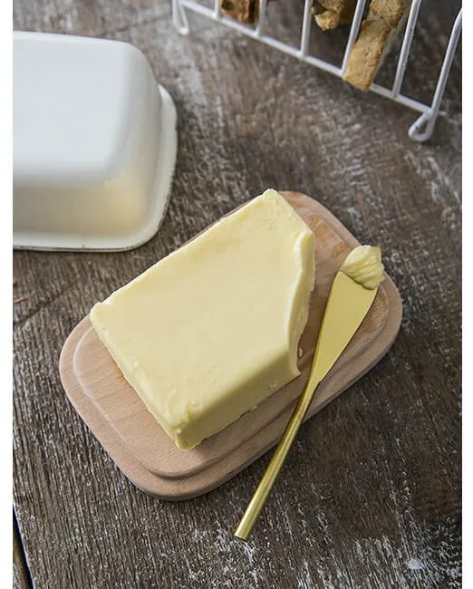 Box na máslo enamel bílý MUZZA