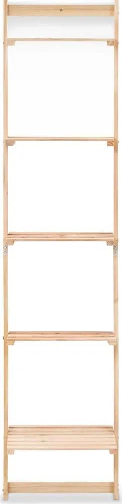 vidaXL Žebříkový nástěnný regál cedrové dřevo 41,5 x 30 x 176 cm [246438]