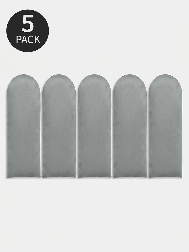 Sinsay - Čalouněné stěnové panely 5 pack - šedá