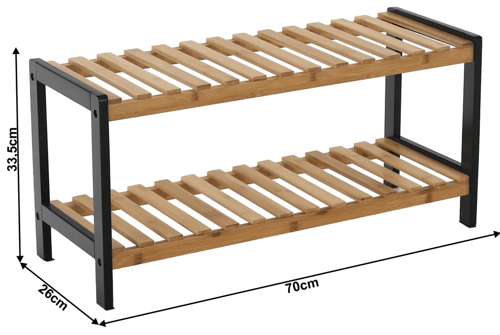 Kondela Botník, přírodní/černá, KONTRE