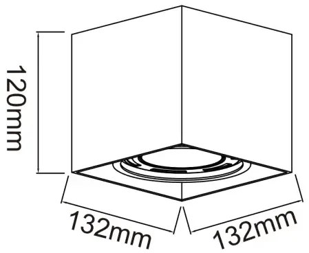 Minimalistické bodové svítidlo Cardi černá