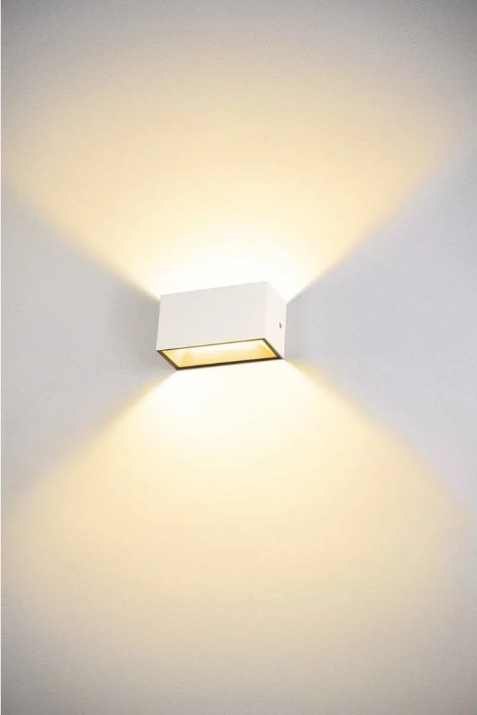 LA 1005153 SITRA M WL UP/DOWN venkovní LED nástěnné přisazené svítidlo, bílé CCT switch 3000/4000 K - BIG WHITE (SLV)
