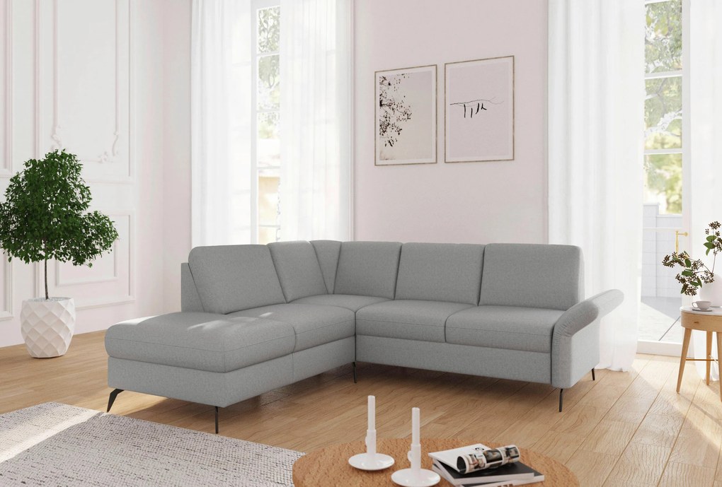 XXXLutz ROHOVÁ SEDAČKA, textil, světle šedá Sit & More - Sedací soupravy - 00014401616P