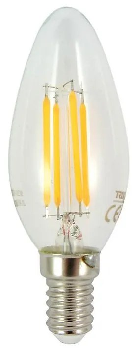 LED žárovka Filament svíce 5W E14 C35 2700K
