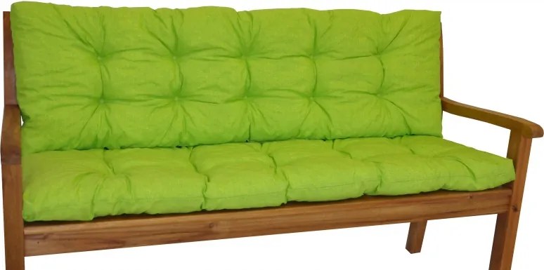 Axin Trading Polstr na zahradní lavičku 150x50 cm (sada) Polstr: Levandule