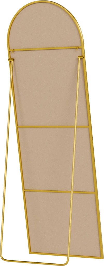 Zrcadlo Moline 150x50 cm – zlatá lesklá