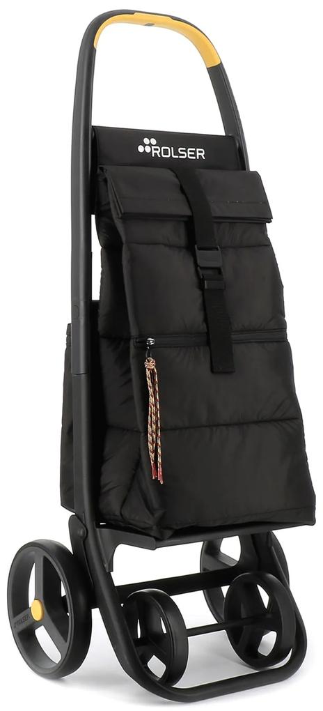 Rolser Clec Termo Polar 8 Plus, nákupní taška na kolečkách, černá