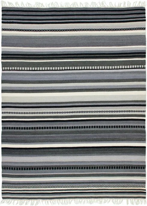 Hans Home | Ručně tkaný kusový koberec KILIM 781 GREY, šedá - 120x170