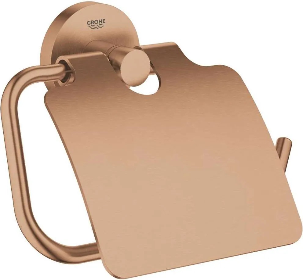 Grohe Start - Držák toaletního papíru s krytem, kartáčovaný Warm Sunset 41179DL0