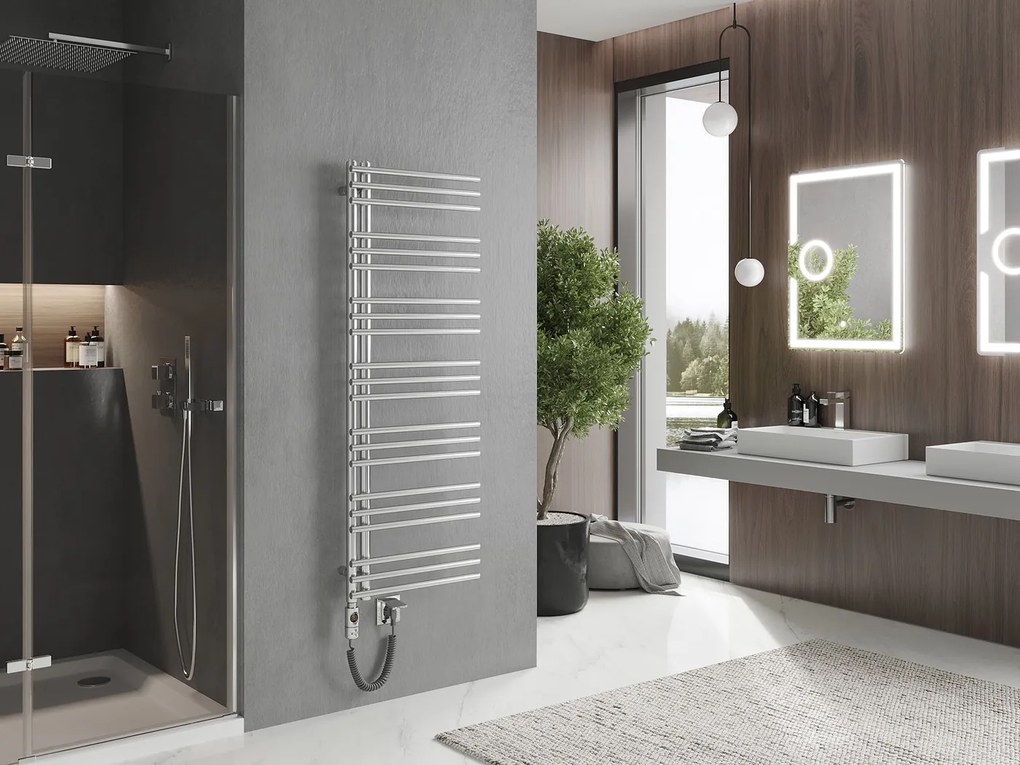 Mexen Neptun, elektrické topné těleso 1400 x 500 mm, 600 W, chromová, W101-1400-500-2600-01
