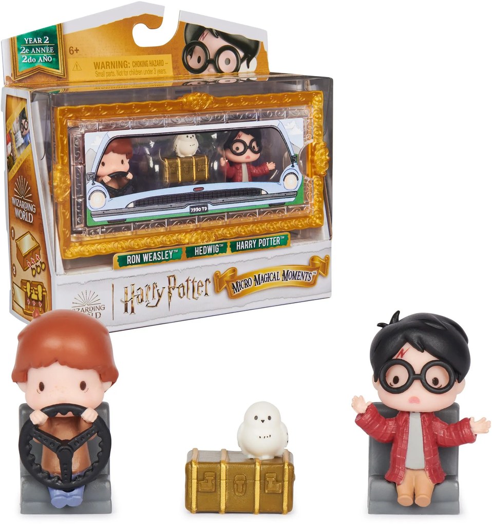 Figurky harry potter dvojbalení mini figurek harry a ron s doplňky