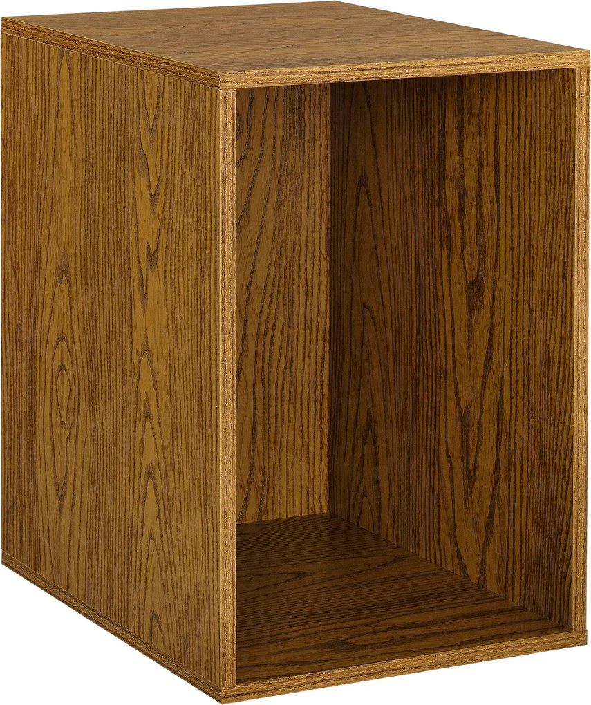 [en.casa]® Variabilní designový systém - skříňky / poličky - 30x45x40 cm - imitace ořechového dřeva