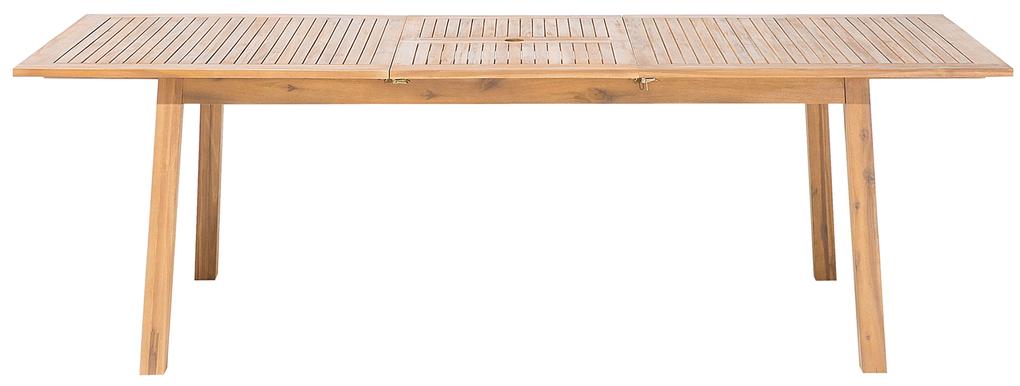 Dřevěná zahradní souprava stolu a židlí CESANA Beliani