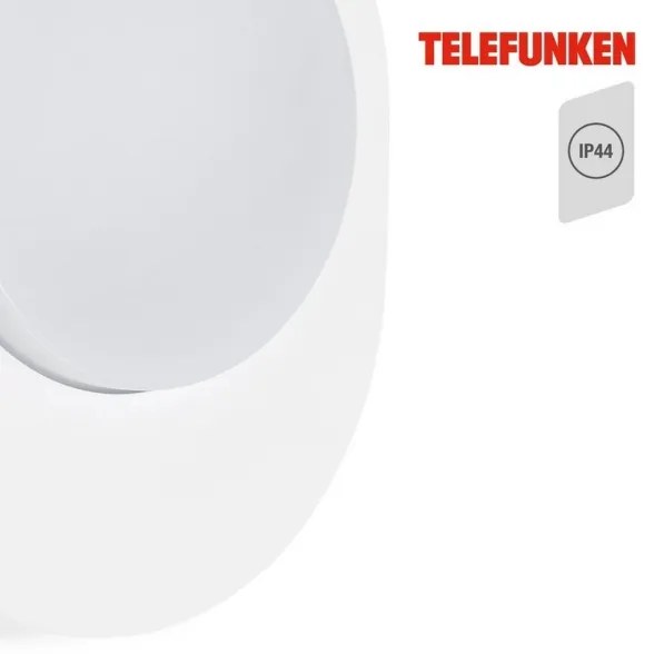 Telefunken 312006TF - LED Venkovní nástěnné svítidlo LED/8W/230V IP44 bílá