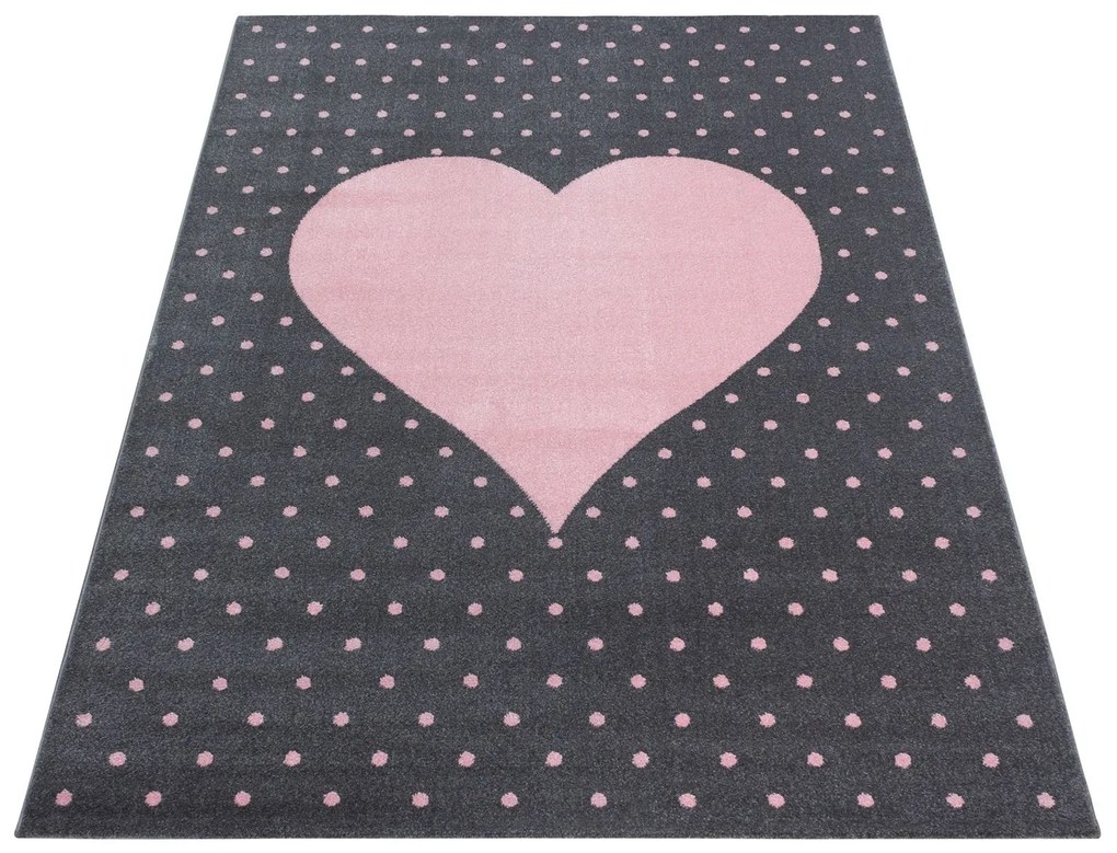 Ayyildiz Dětský kusový koberec BAMBI 0830, Růžová Rozměr koberce: 140 x 200 cm