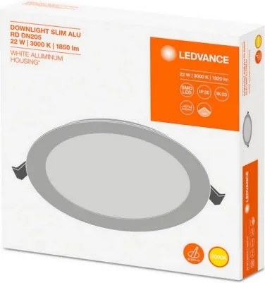 LED podhledové svítidlo LEDVANCE Slim Value 205mm 22W/3000K teplá bílá