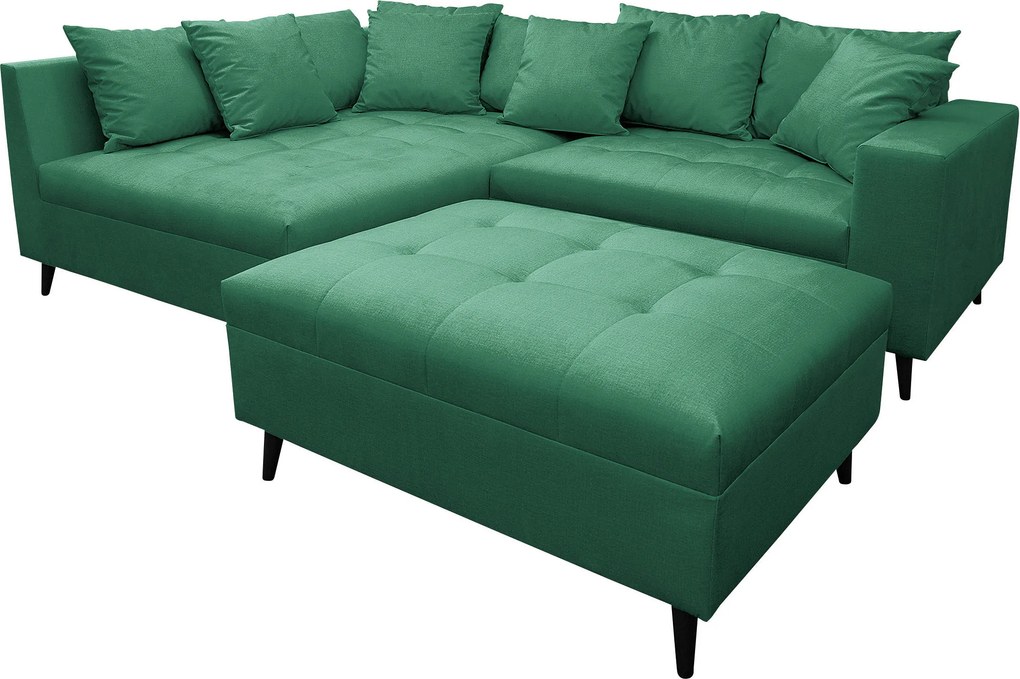 XXXLutz ROHOVÁ SEDAČKA, textil, zelená MID.YOU - Sedací soupravy - 001628000301