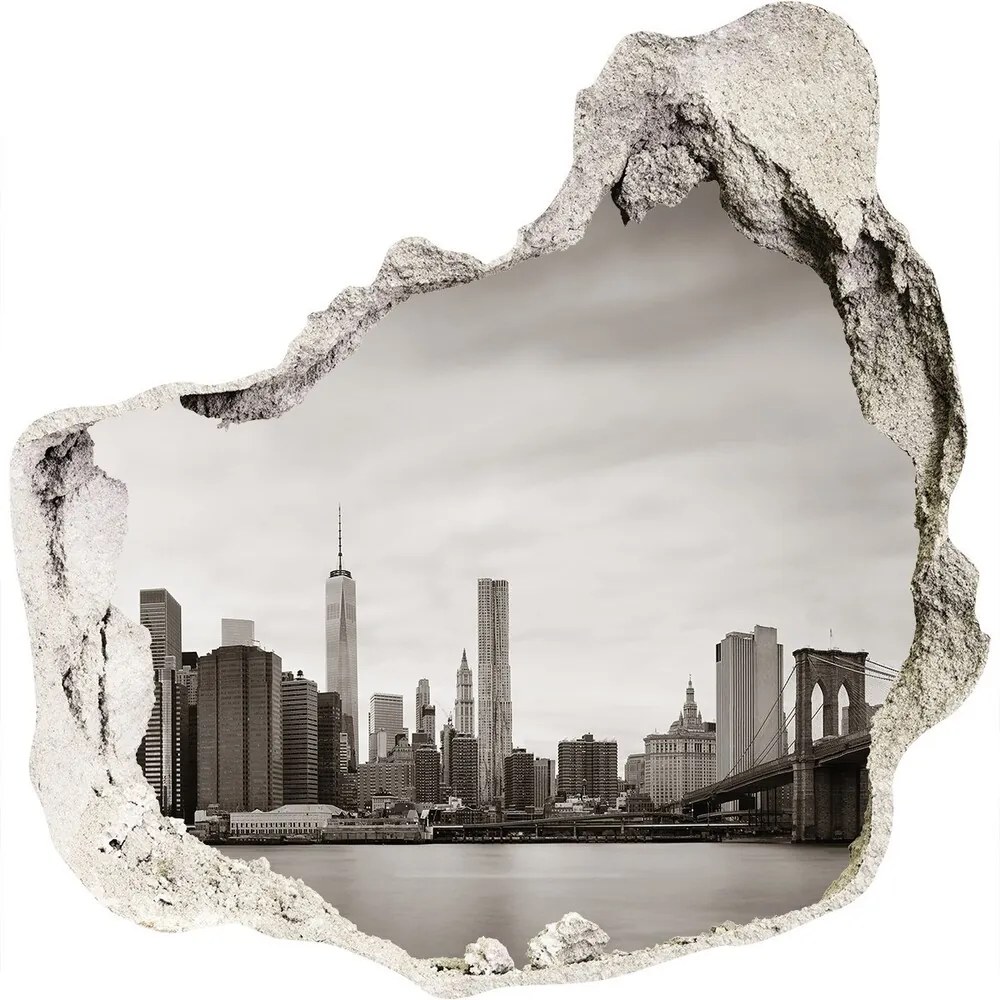 Wallmuralia Fototapeta díra na zeď Manhattan New York 75x75 cm