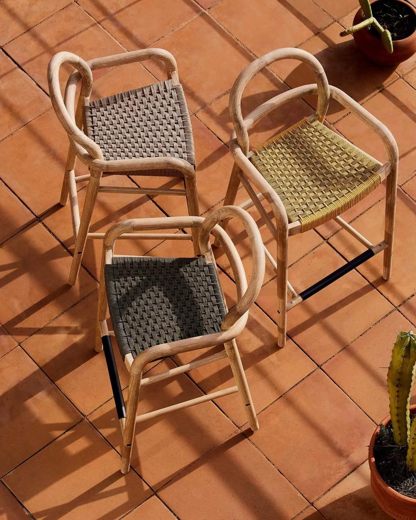 Barová židle sheryl 69 cm zelená MUZZA