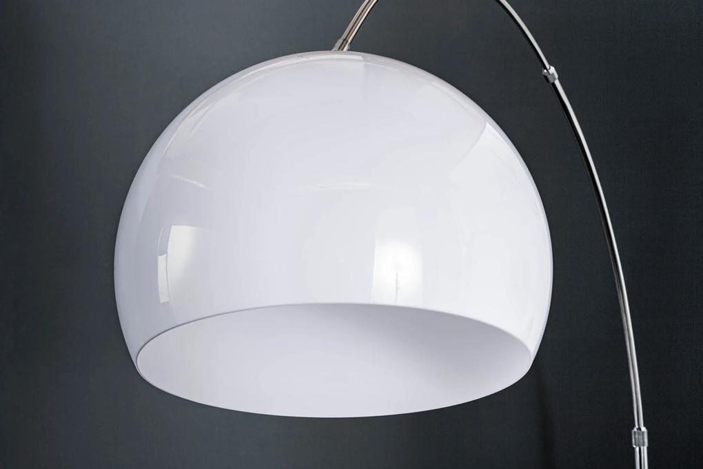 Noble Home Stojací lampa LINE, 185-205 cm, bílá 30099